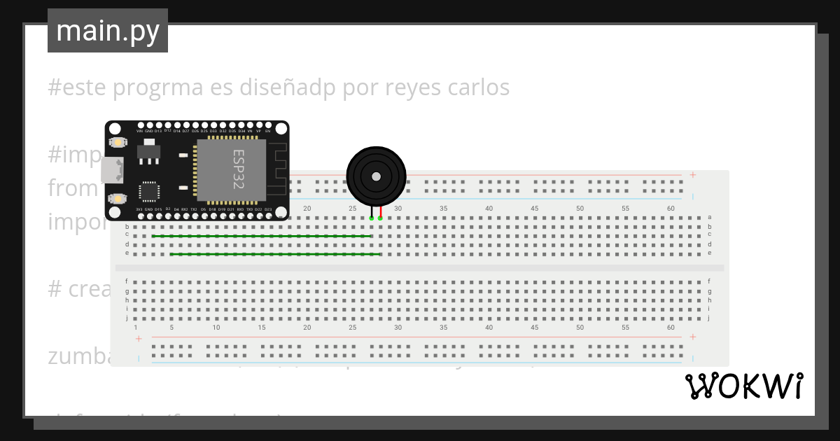Carlos Reyes Montaje 13 Wokwi Esp32 Stm32 Arduino Simulator 
