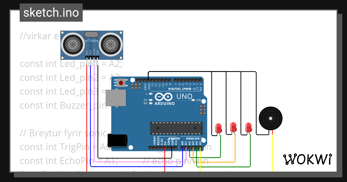 sonic.ino Copy - Wokwi ESP32, STM32, Arduino Simulator