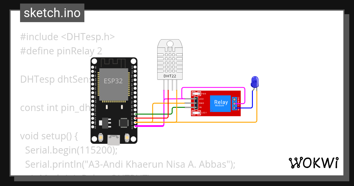 Mini Task 1_Assig 17_A3-Andi Khaerun Nisa A. Abbas - Wokwi ESP32, STM32, Arduino Simulator