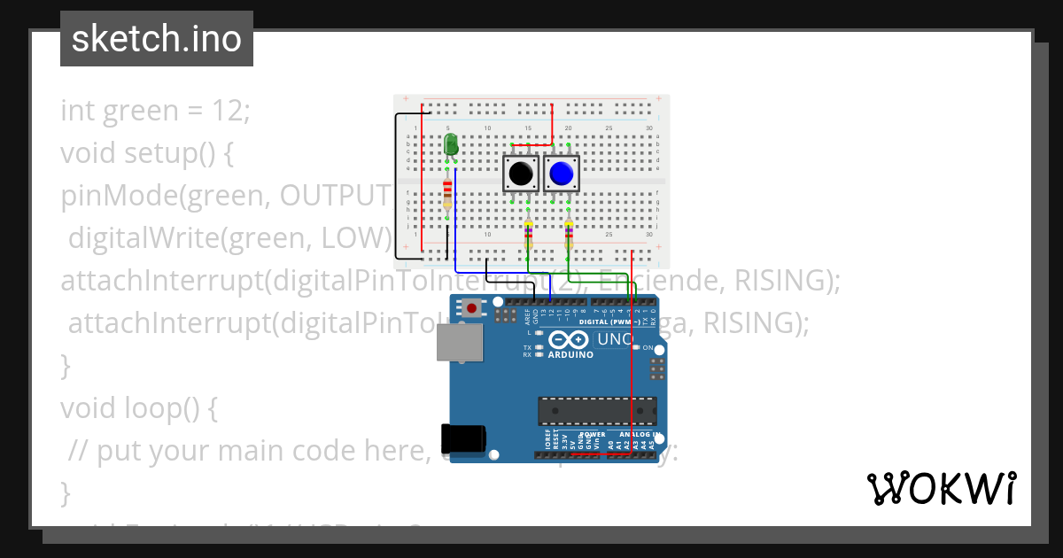 Ejemplo 2 Wokwi Esp32 Stm32 Arduino Simulator 5949
