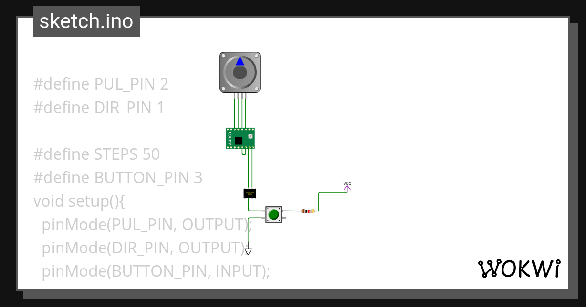 Stepper Test Wokwi Esp32 Stm32 Arduino Simulator