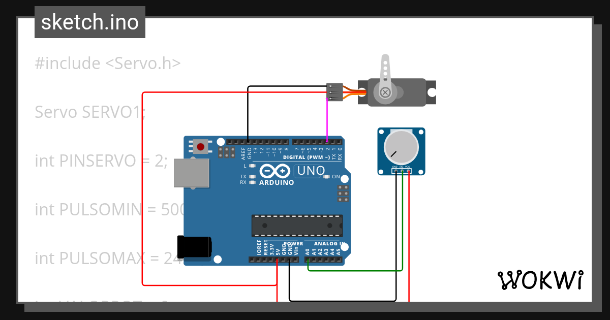 servomotor con potenciometro - Wokwi ESP32, STM32, Arduino Simulator servomotor con potenciometro - Wokwi ESP32, STM32, Arduino Simulator