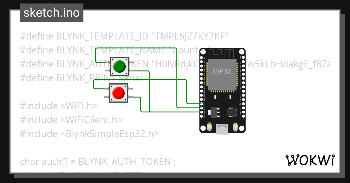 LATIHAN 7 - Wokwi ESP32, STM32, Arduino Simulator