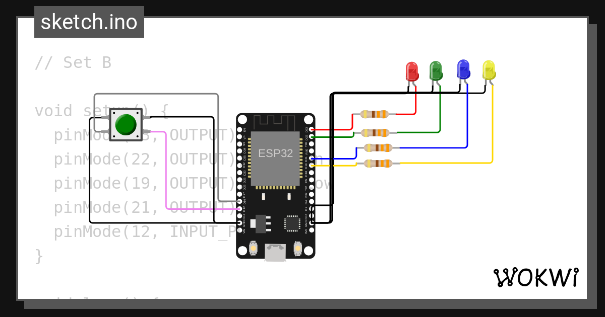 Lab Exam1 Set B Wokwi Esp32 Stm32 Arduino Simulator 6722