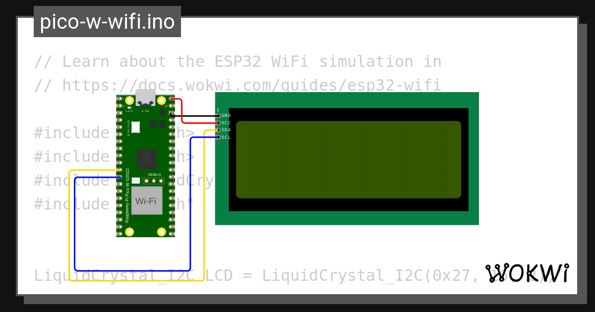 Pico W Wifi Arduino Ntp Wokwi Esp32 Stm32 Arduino Simulator