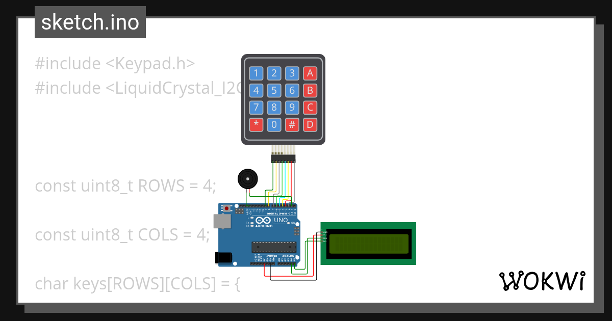 Keypad Copy Copy Wokwi Esp32 Stm32 Arduino Simulator 0813