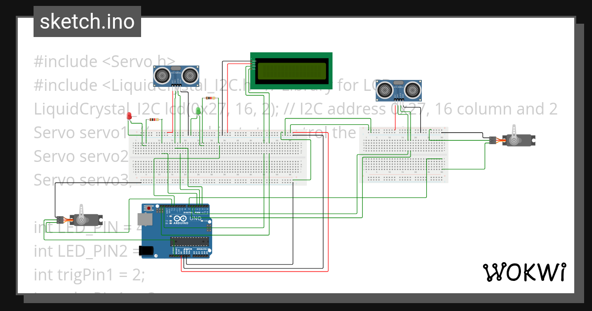 Olivia - Smart Bin System - Wokwi ESP32, STM32, Arduino Simulator