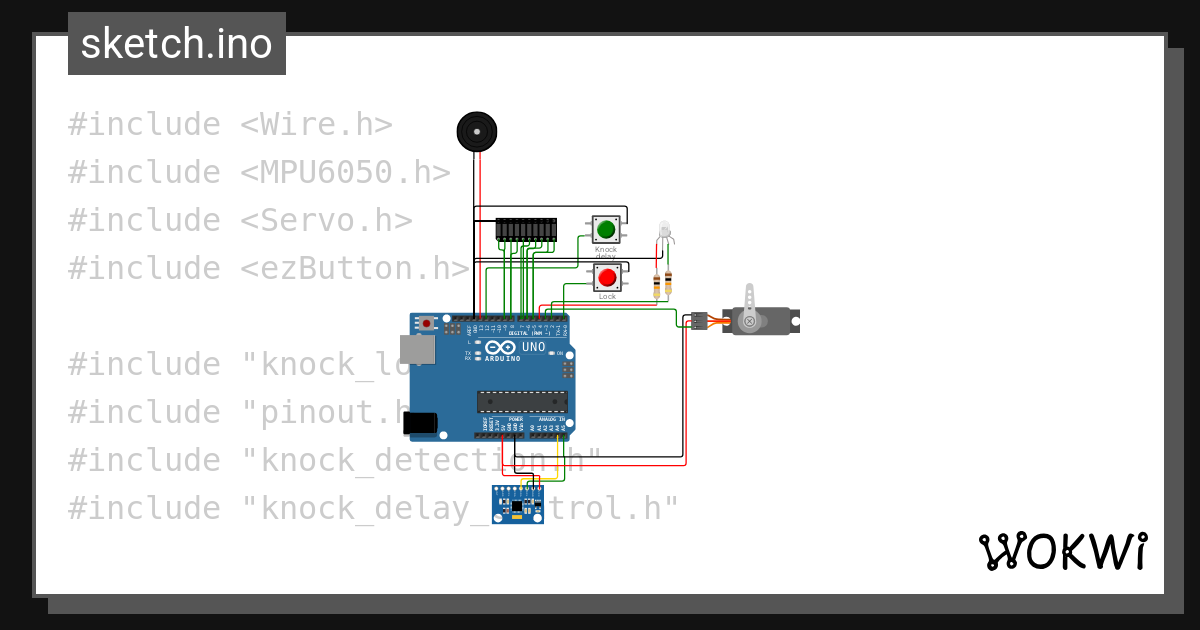 Knocklock Wokwi Esp32 Stm32 Arduino Simulator