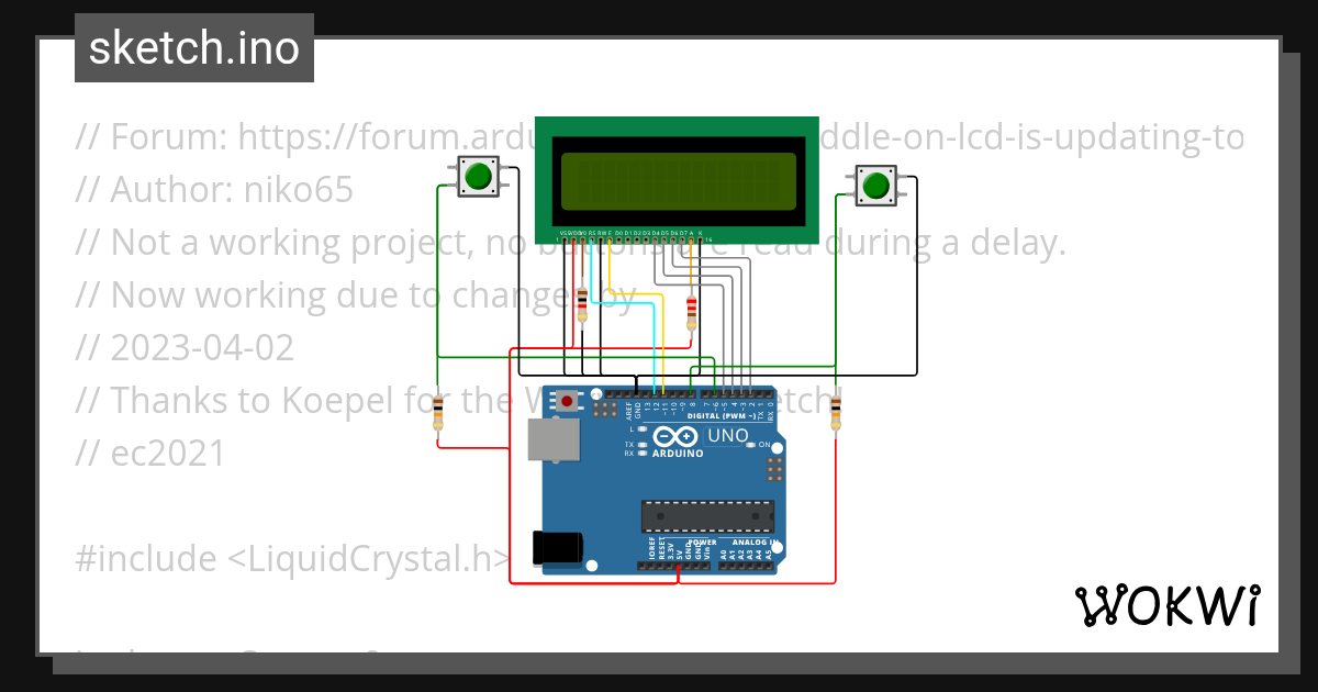 Pong Paddle I - Wokwi ESP32, STM32, Arduino Simulator