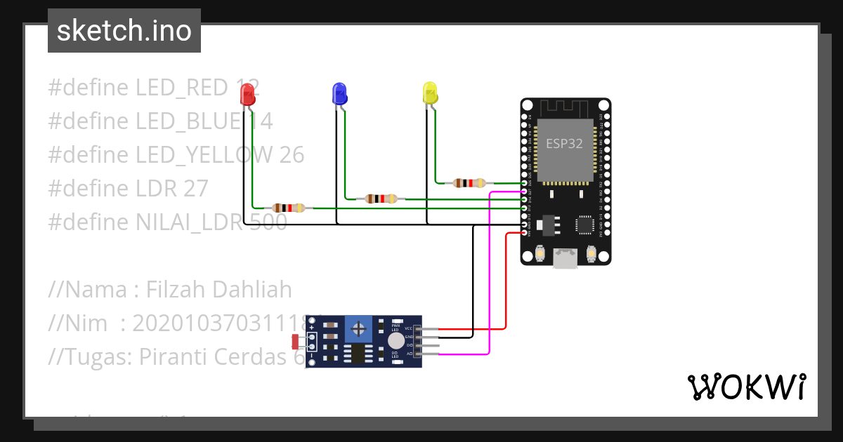 Wokwi - Online ESP32, STM32, Arduino Simulator
