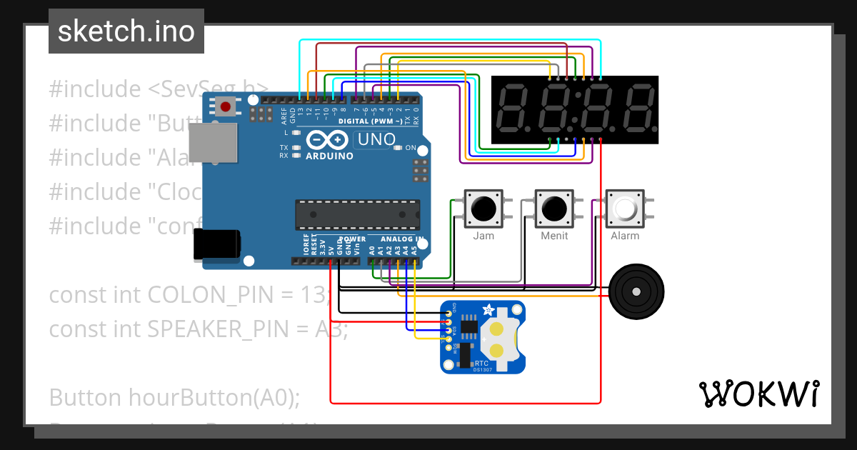 Alarm Jam Digital Petrus - Wokwi Arduino and ESP32 Simulator