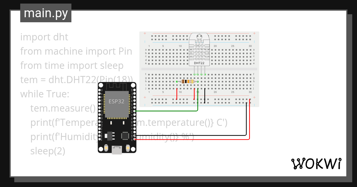 DHT22_ESP32_MP - Wokwi ESP32, STM32, Arduino Simulator DHT22_ESP32_MP - Wokwi ESP32, STM32, Arduino Simulator