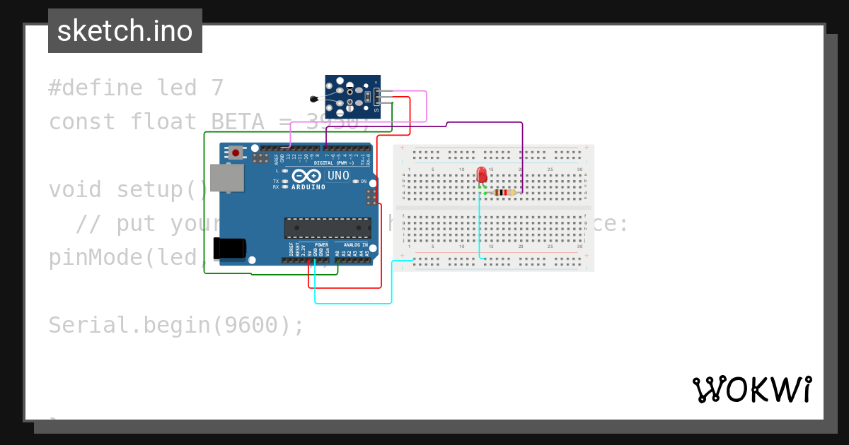 Isı Sensörü Wokwi Esp32 Stm32 Arduino Simulator 4904