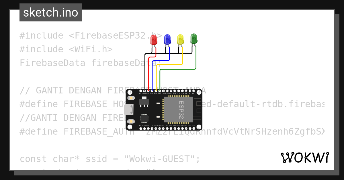Control4led Wokwi Esp32 Stm32 Arduino Simulator 2661