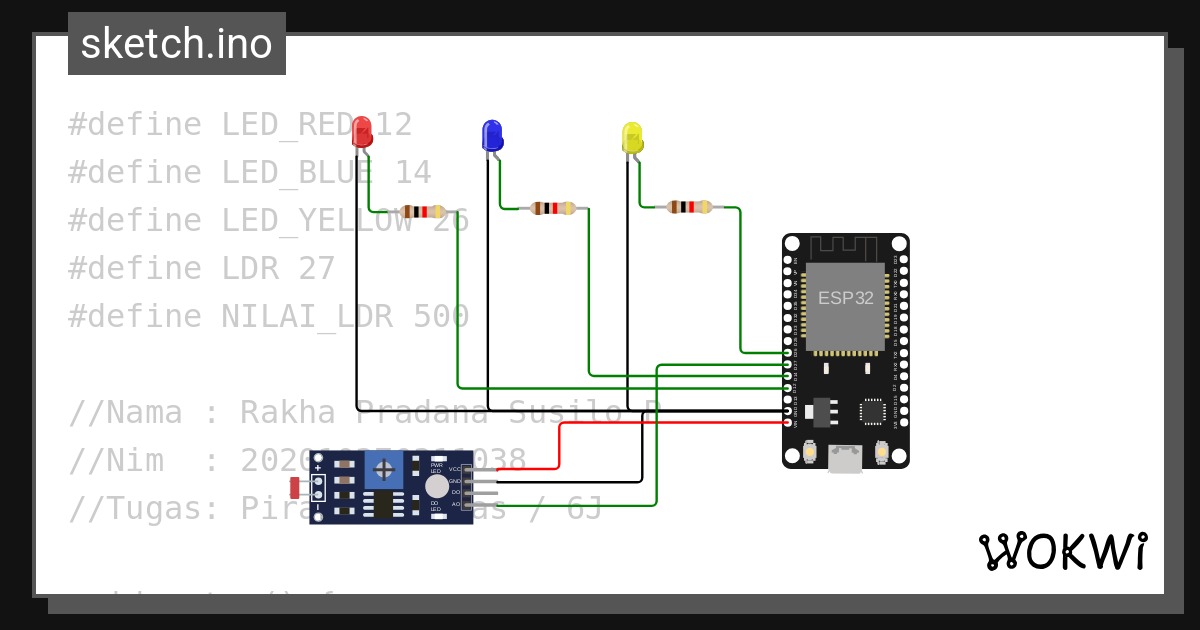 Rakha Pradana Susilo P 202010370311038 Pirdas1files Wokwi Esp32 Stm32 Arduino Simulator