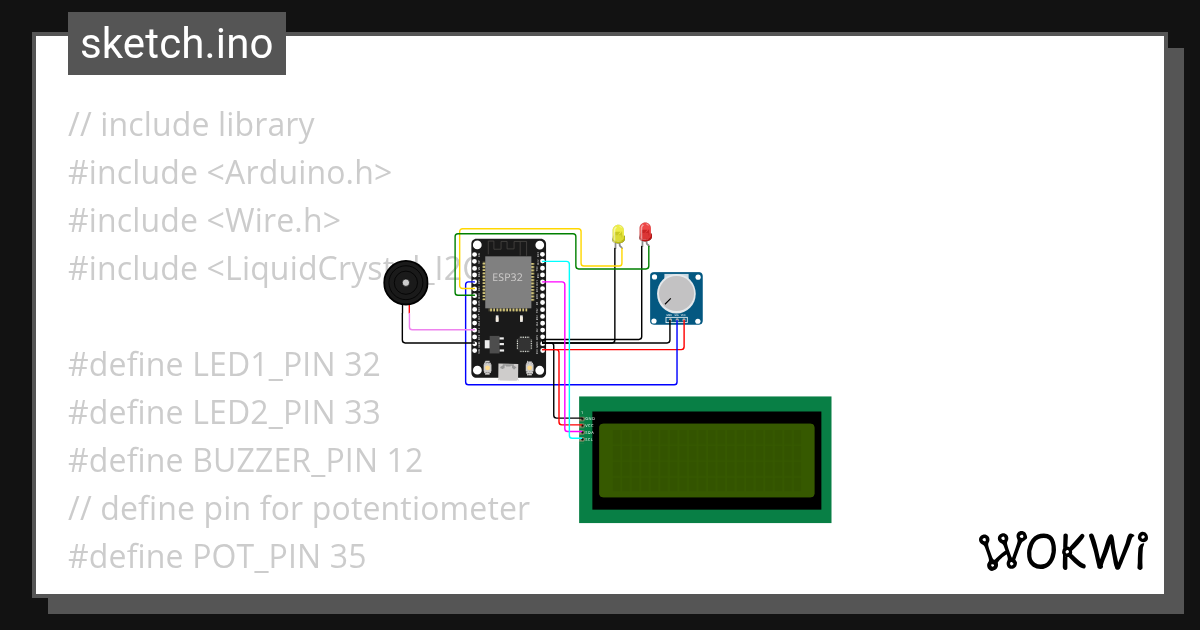 double led - Wokwi ESP32, STM32, Arduino Simulator