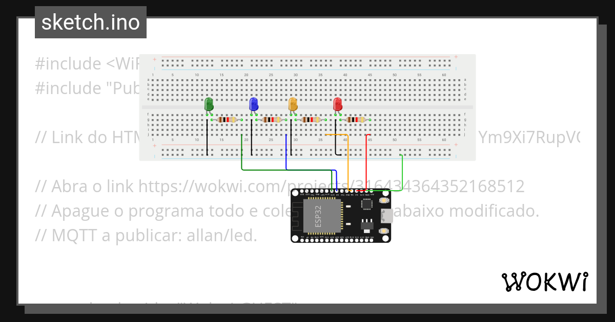 allan led - Wokwi ESP32, STM32, Arduino Simulator