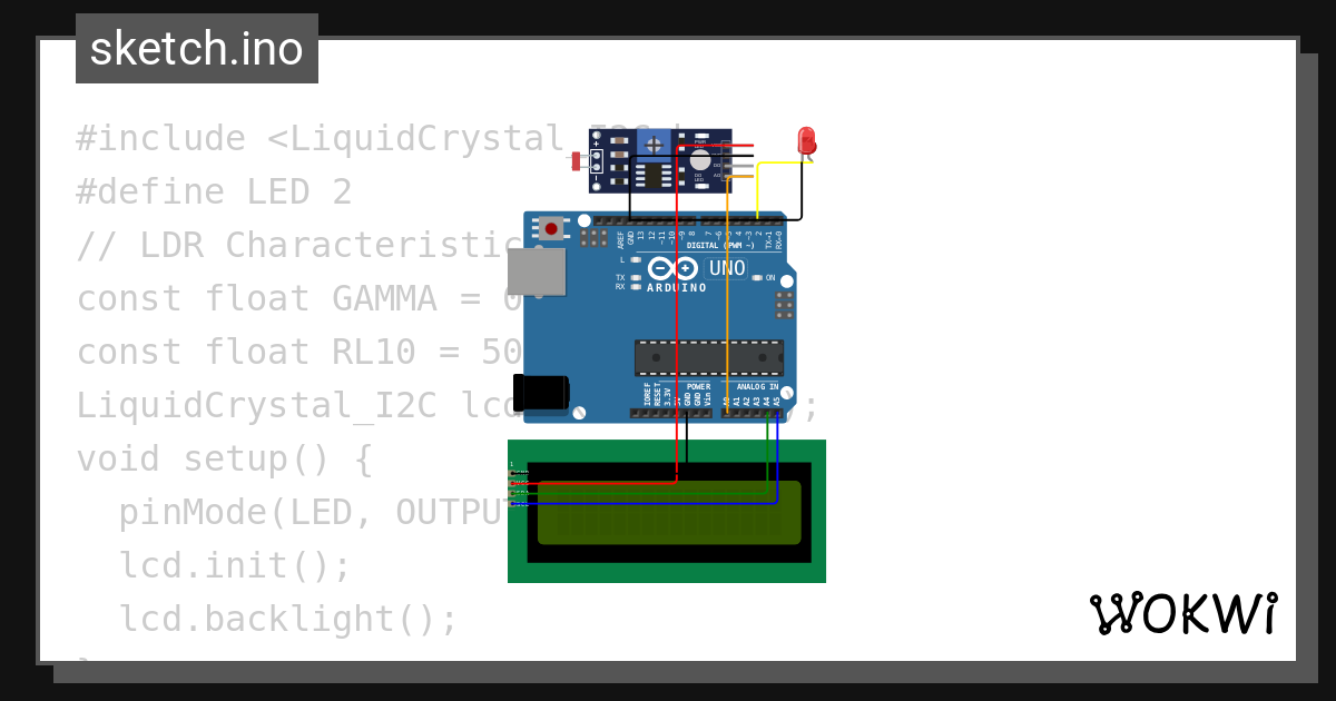 Praktik Arduino Dan Sensor Ldr Wokwi Esp32 Stm32 Arduino Simulator