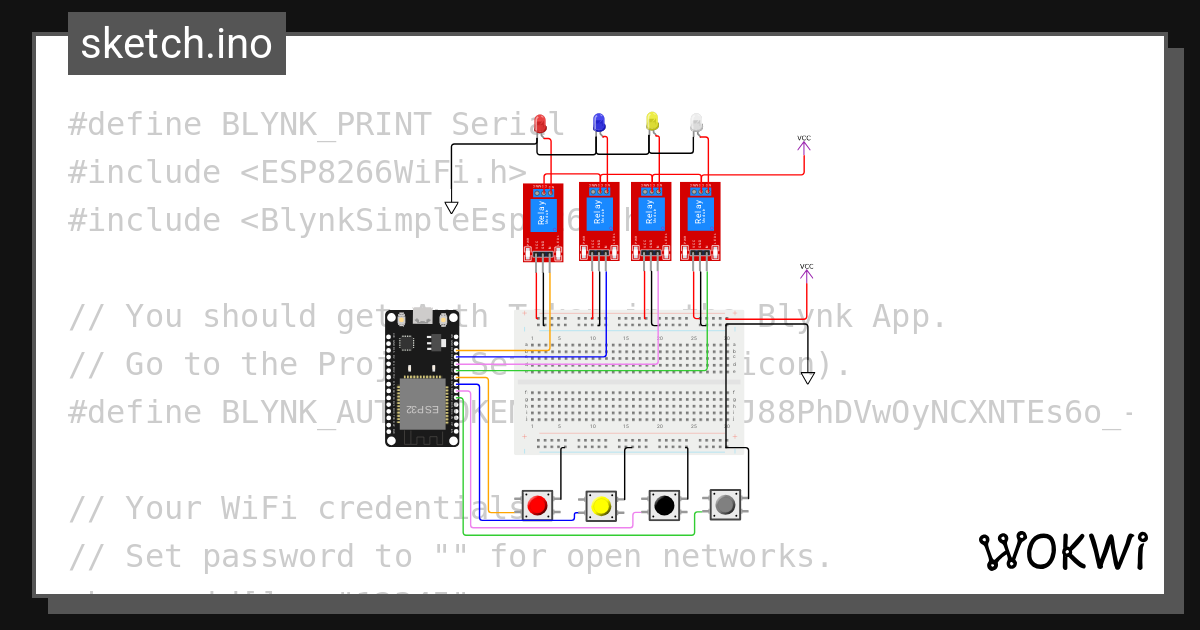 Home Automation 1 Wokwi Esp32 Stm32 Arduino Simulator 2666