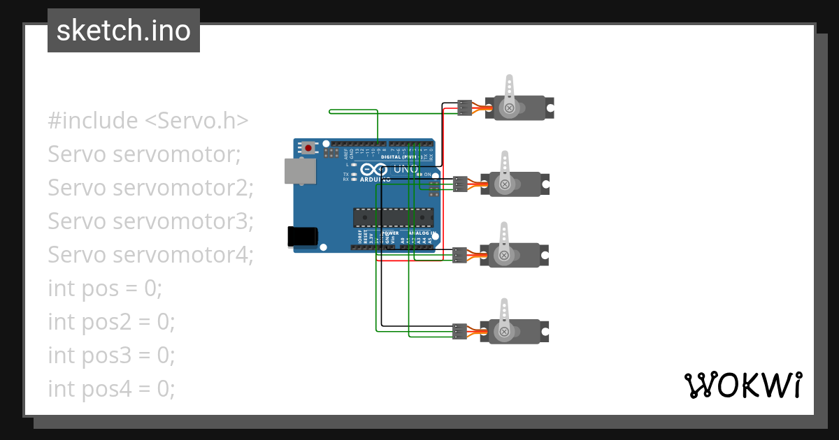 servo garra Completo - Wokwi ESP32, STM32, Arduino Simulator