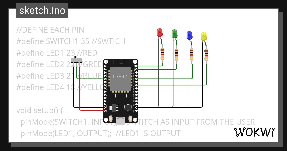 SILVANO_ARDUINO CODE_LAB EXAM - Wokwi ESP32, STM32, Arduino Simulator