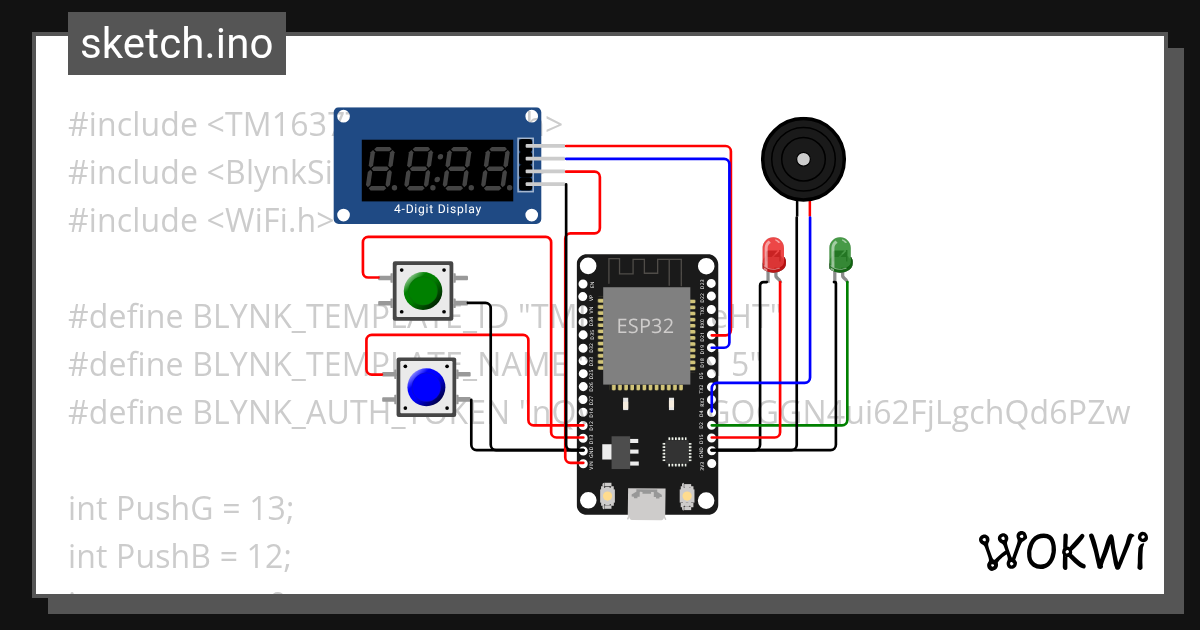LATIHAN 5 - Wokwi ESP32, STM32, Arduino Simulator