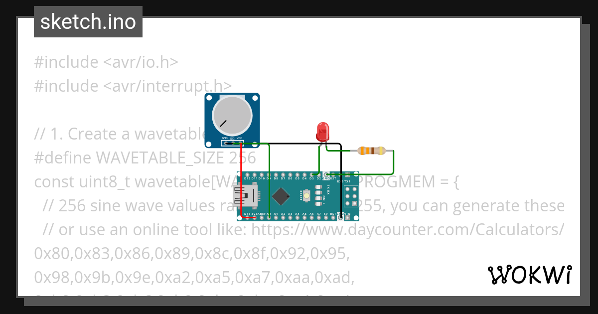 Wokwi Online ESP32 STM32 Arduino Simulator