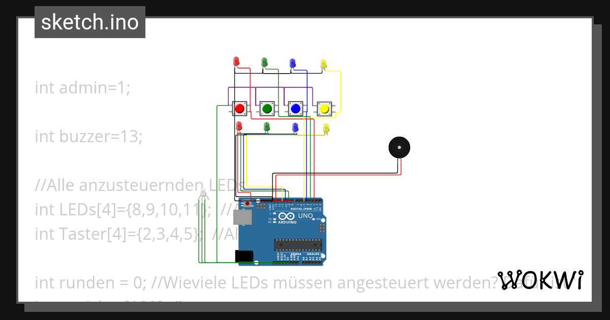 Simonsays Wokwi Esp32 Stm32 Arduino Simulator