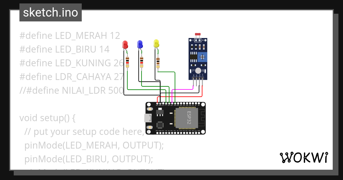Iriandi Riski Kusuma Putra - Wokwi ESP32, STM32, Arduino Simulator