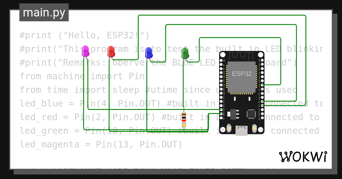 Lampu Raya Wokwi Esp32 Stm32 Arduino Simulator 4983