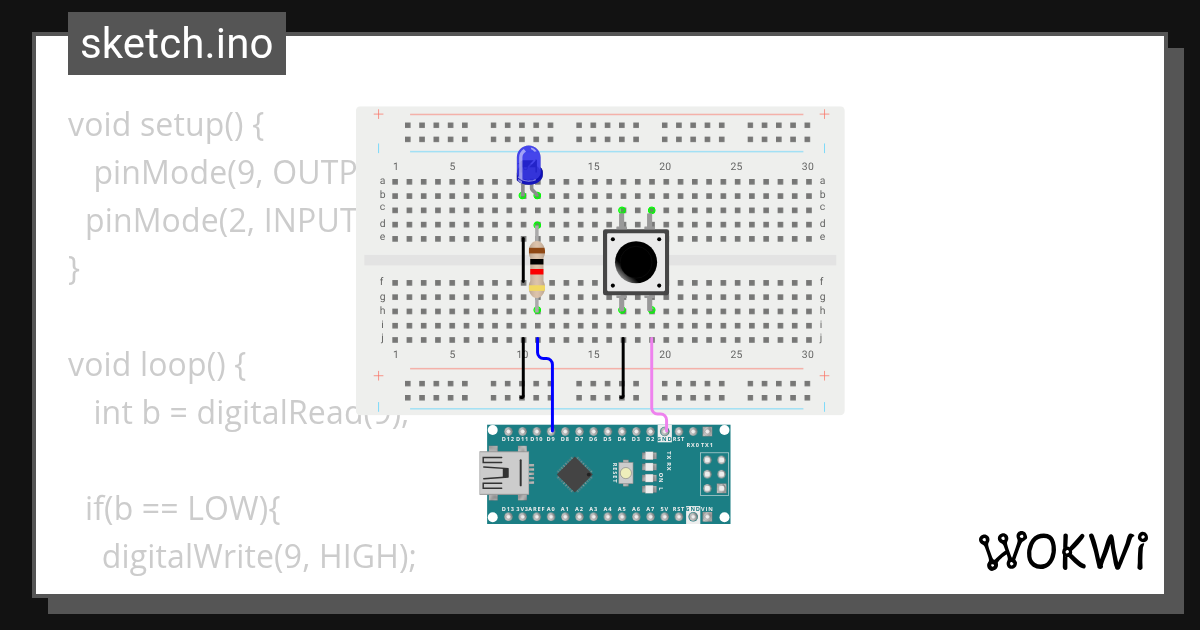Arduino Leds Button Protoboard If Statment Wokwi Esp32 Stm32 