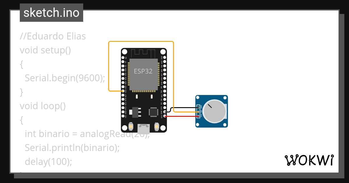 Sensor. Temp. - Wokwi ESP32, STM32, Arduino Simulator