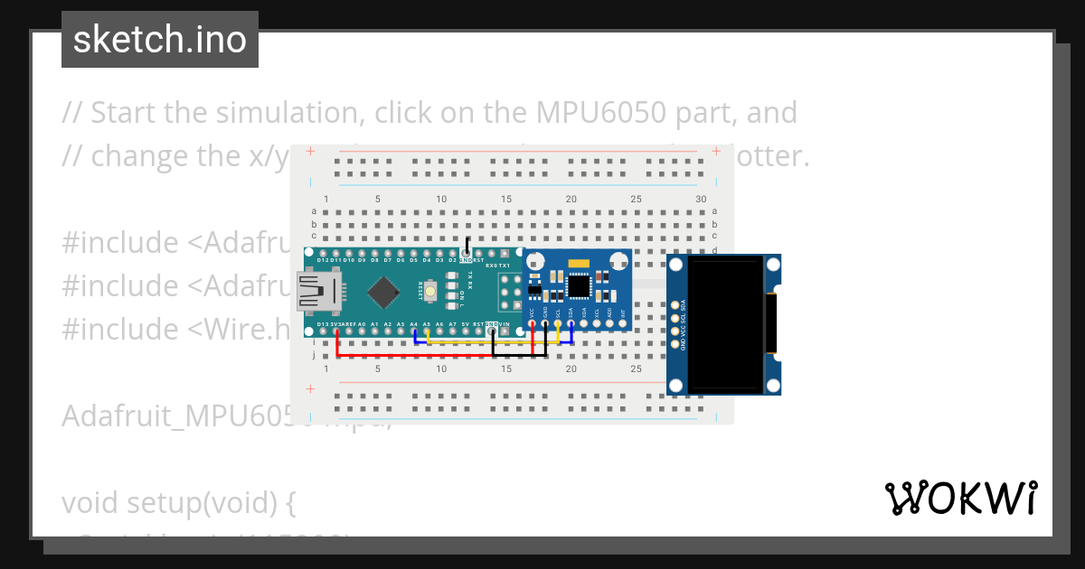 Heads Up Display - Wokwi ESP32, STM32, Arduino Simulator