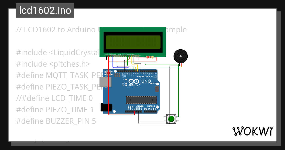 lcd1602.ino Copy - Wokwi ESP32, STM32, Arduino Simulator