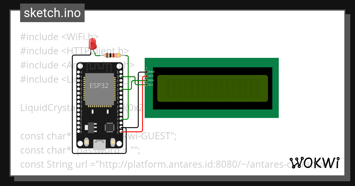 Tugas Day 6 - Wokwi ESP32, STM32, Arduino Simulator