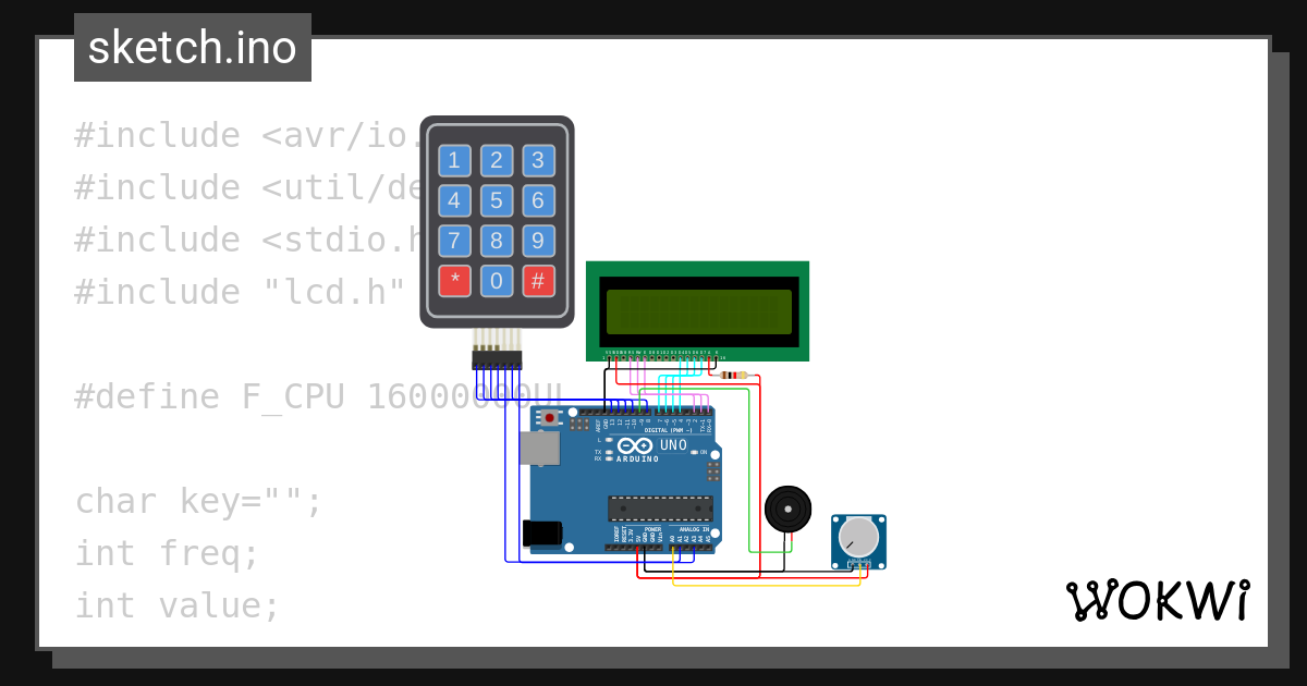 Proyect Wokwi Arduino And Esp32 Simulator