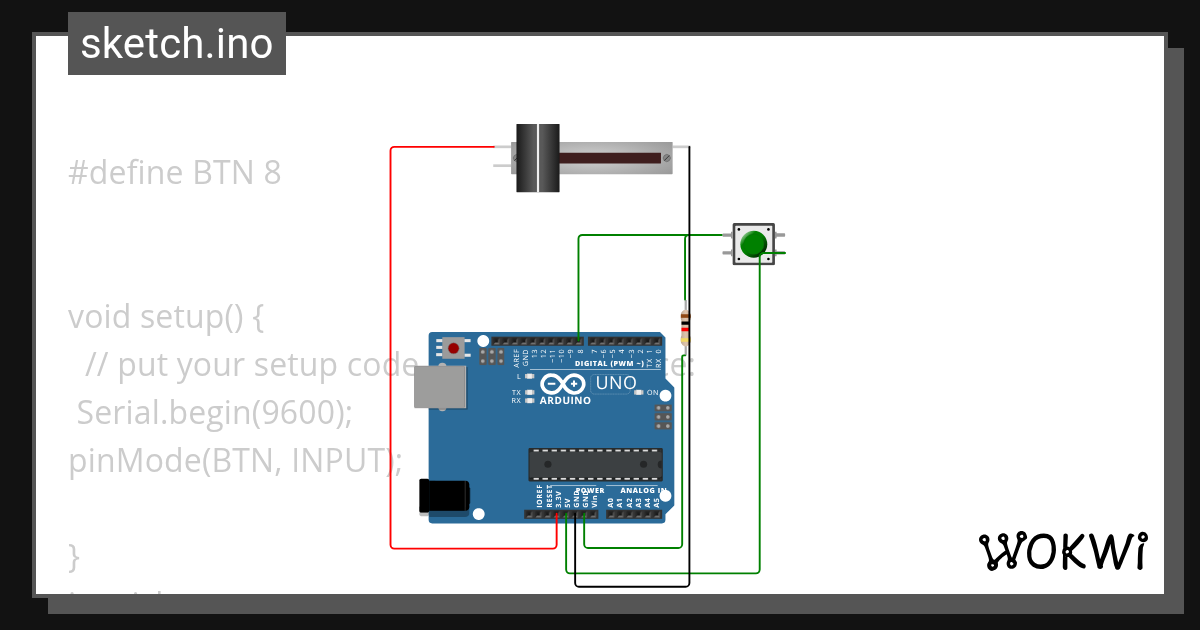 button - Wokwi ESP32, STM32, Arduino Simulator