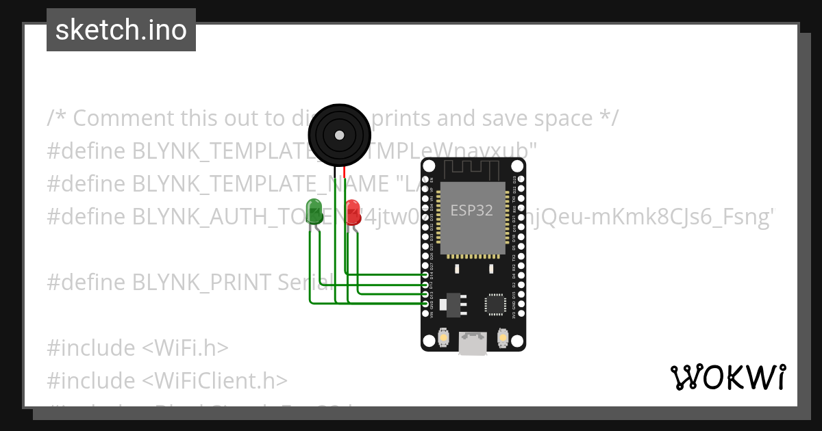 latihan 8 - Wokwi ESP32, STM32, Arduino Simulator
