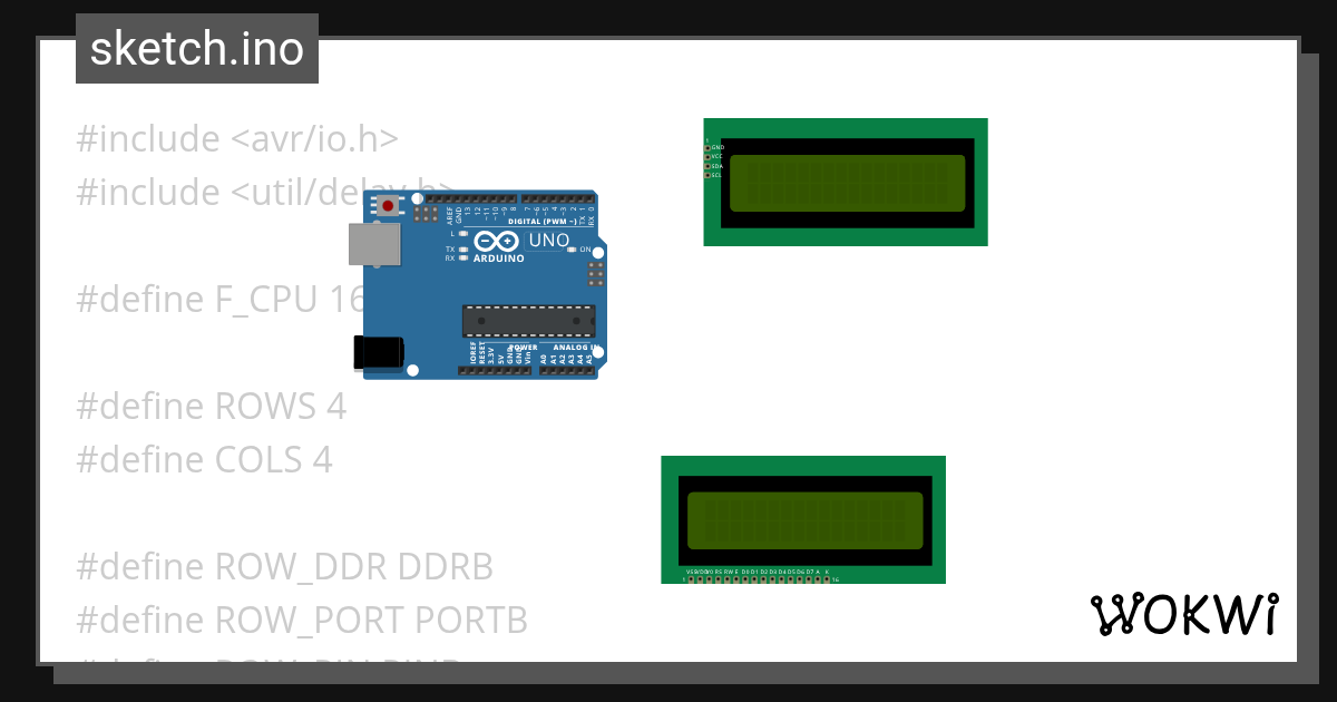 Teclado Avrc Wokwi Esp32 Stm32 Arduino Simulator 3234
