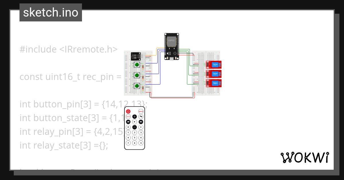 EDR_remote_control_switch - Wokwi ESP32, STM32, Arduino Simulator