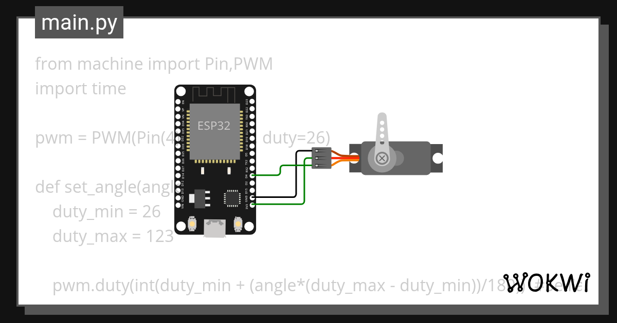 Servo_PWM - Wokwi ESP32, STM32, Arduino Simulator