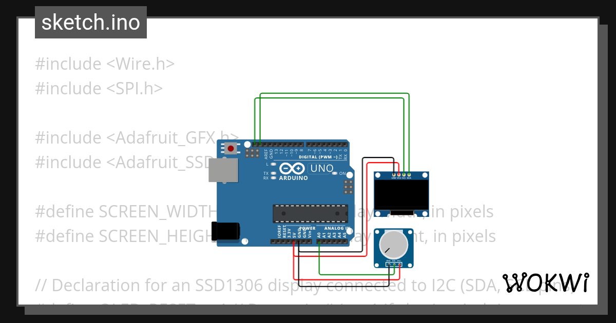 Oled Potentiometer Wokwi Esp32 Stm32 Arduino Simulator 0070