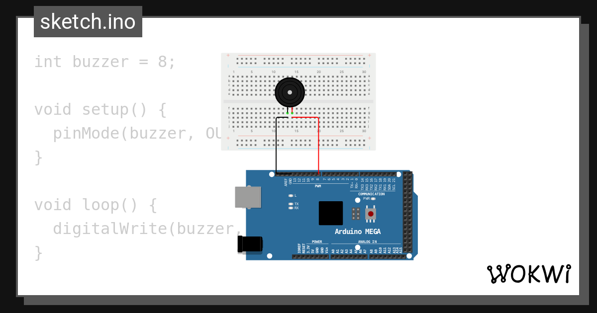Лабораторна робота 7 12 Активний зумер Wokwi Esp32 Stm32 Arduino 9889