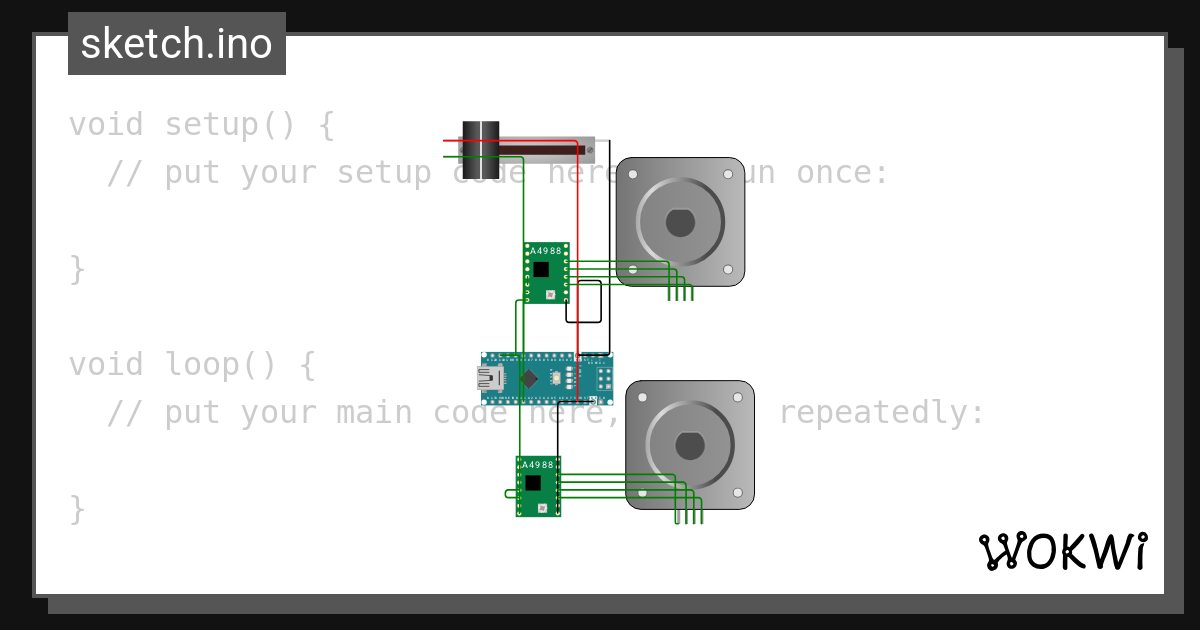 Simple Na No A4988 Hookup Wokwi Esp32 Stm32 Arduino Simulator 7978