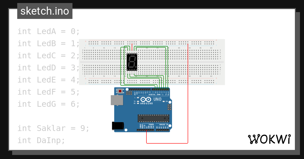 7segmen Nim Wokwi Esp32 Stm32 Arduino Simulator 1250