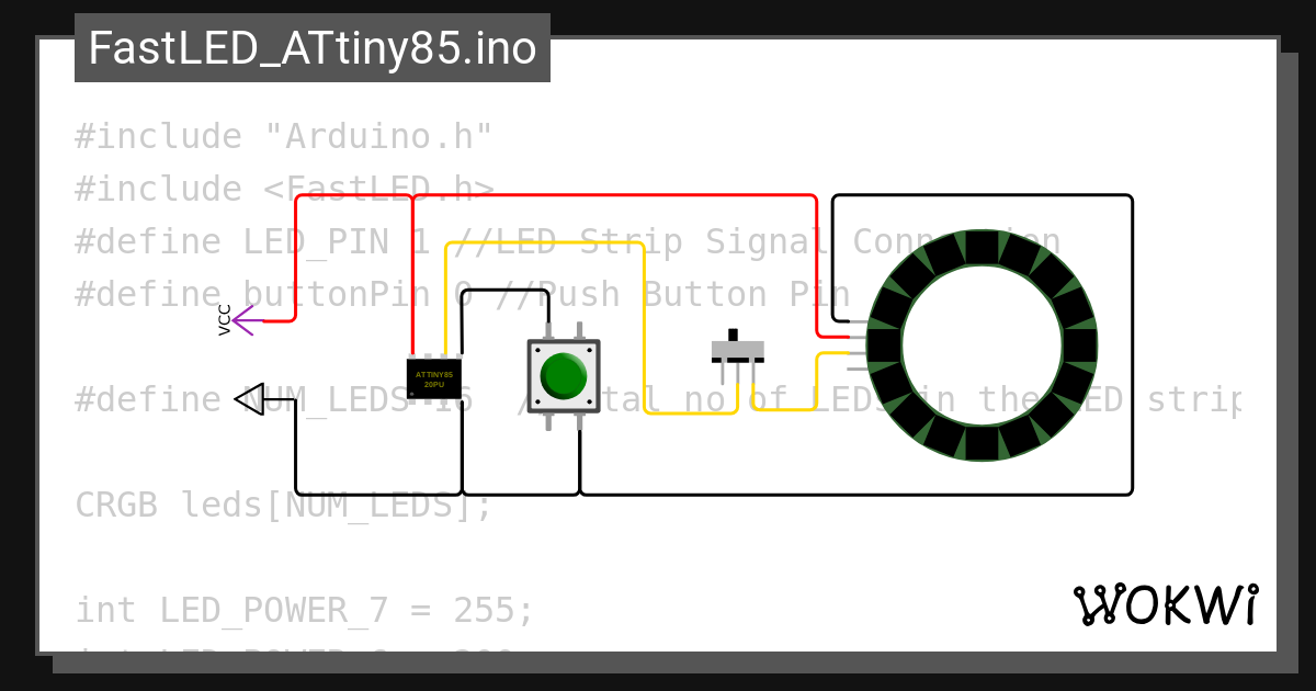 Fastledo Wokwi Esp32 Stm32 Arduino Simulator
