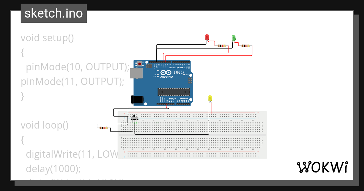 Primeiro Teste Wokwi Esp32 Stm32 Arduino Simulator 3574