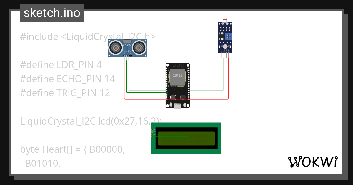 sensor akuator - Wokwi ESP32, STM32, Arduino Simulator