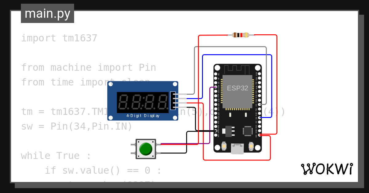 0397 พิริยกร เส็มไข Wokwi Esp32 Stm32 Arduino Simulator