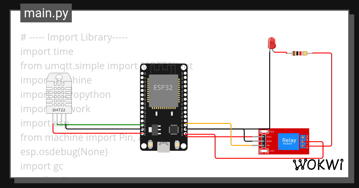 dht22_py - Wokwi ESP32, STM32, Arduino Simulator